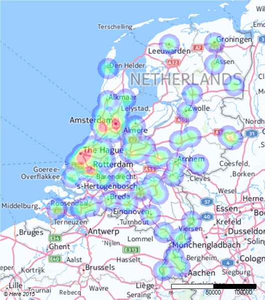 Adressen V&D | Visueel op kaart met E-Maps | Bij First Element
