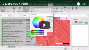 PDOK kaart in Excel E-Maps - First Element